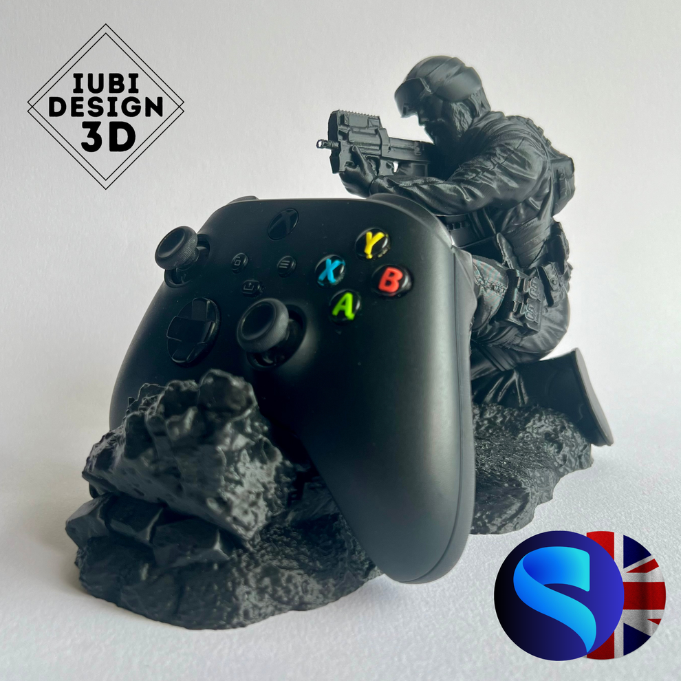 3D Printed Soldier Barricade Controller Stand | Universal Design – Iubi Design 3D