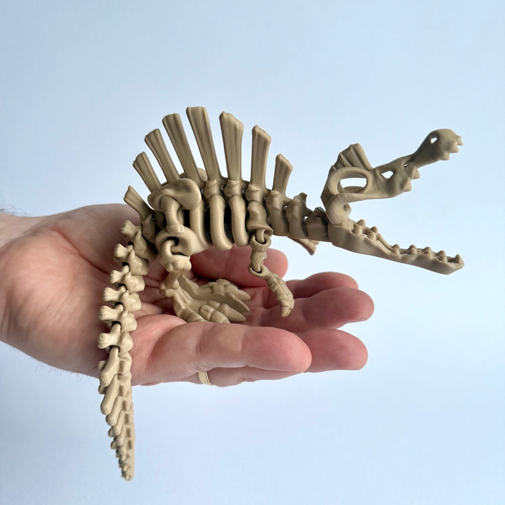 3D Printed Skeleton Spinosaurus | Articulating Dinosaur Figure – Iubi ...