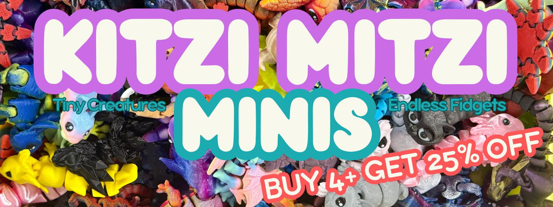 Kitzi Mitzi Minis – Halloween Collection | Spooky 3D Printed Fidget ...