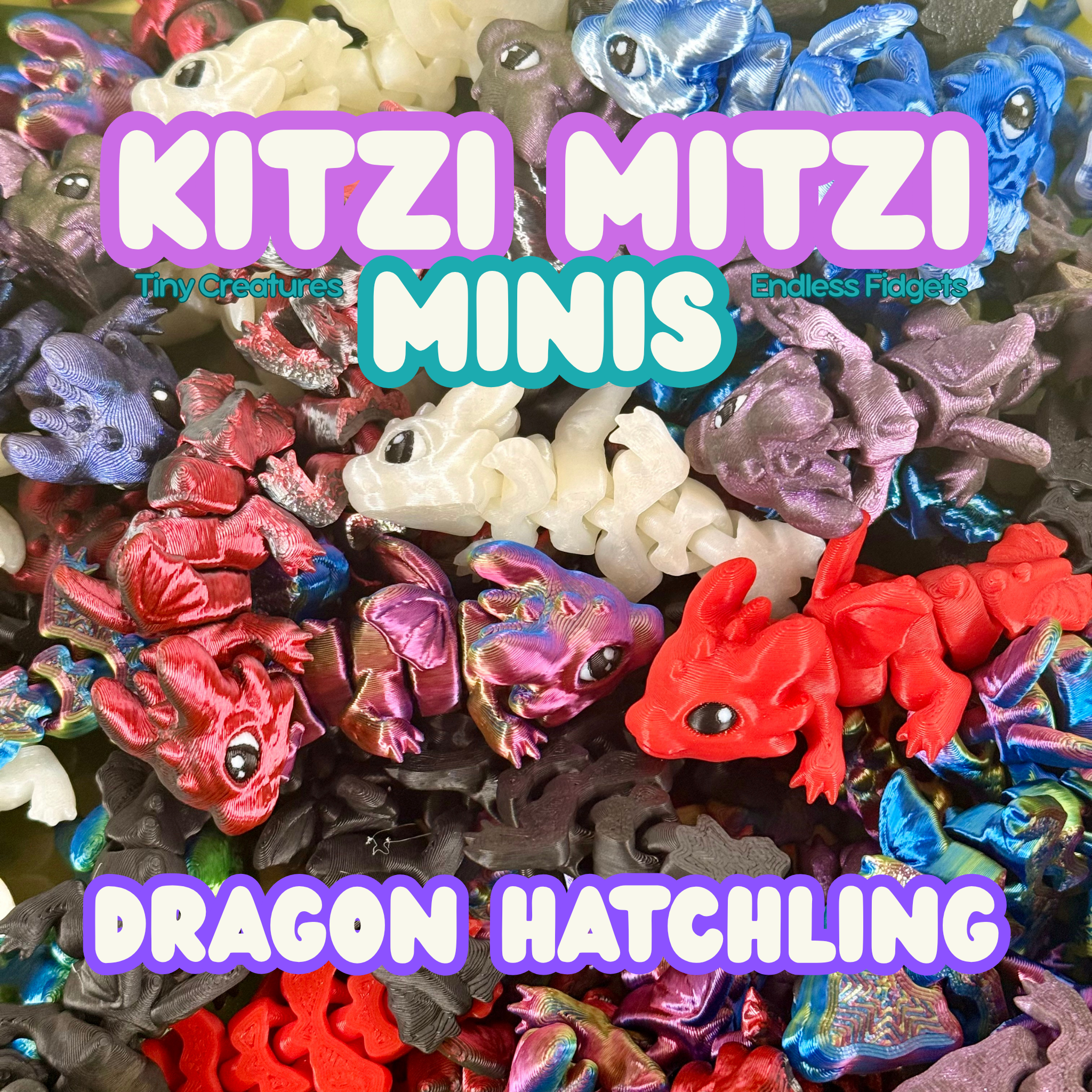 Kitzi Mitzi Minis – Dragon Hatchling | Fantasy Collection 3D Printed ...