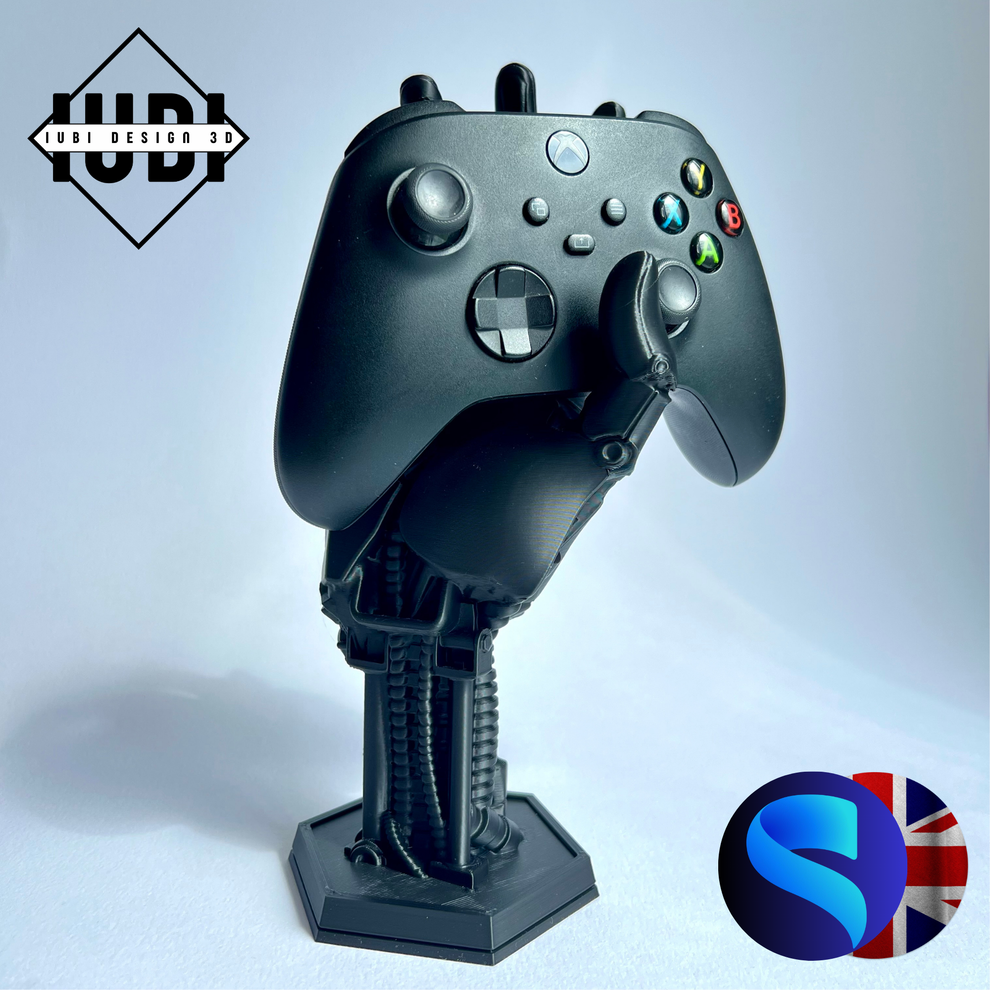 3D Printed Robot Hand Controller Stand | Universal Design – Iubi Design 3D
