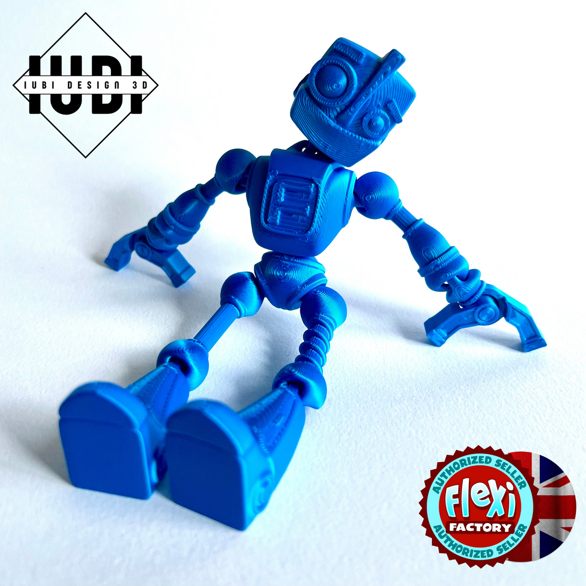 3D Printed Articulating Robot | Opening Hands Figure – Iubi Design 3D